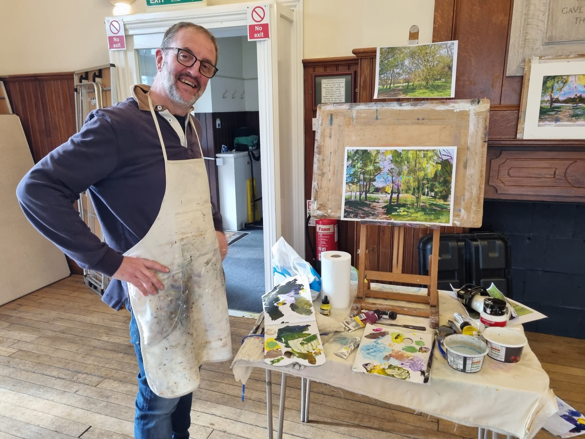 Art Workshop Little Bookham Surrey - Artist-Led Painting Tuition